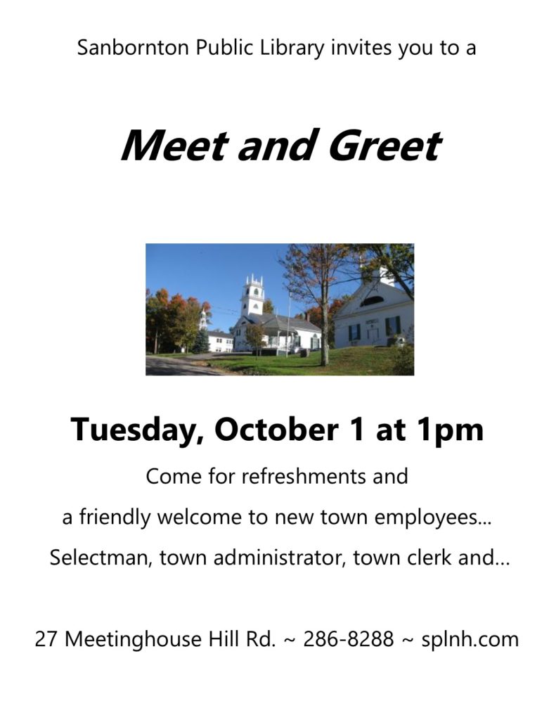 Sanbornton Public Library – Read books and much more!