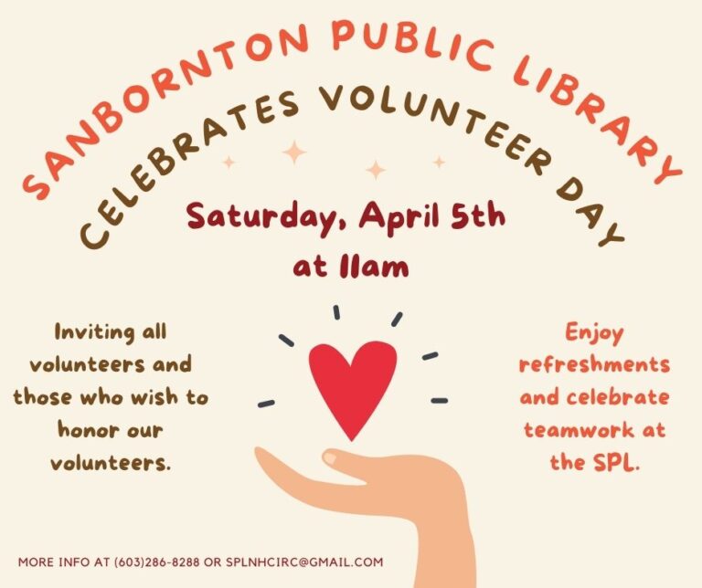 Sanbornton Public Library – Read books and much more!