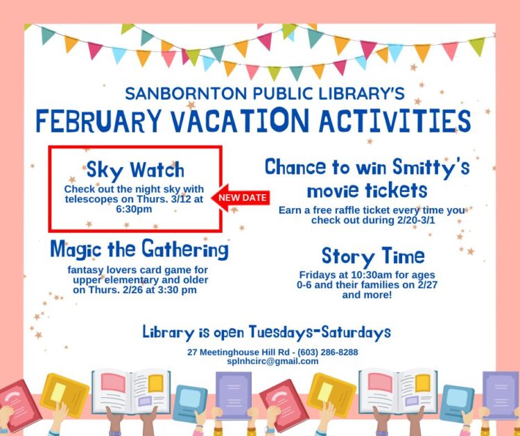 Sanbornton Public Library – Read books and much more!